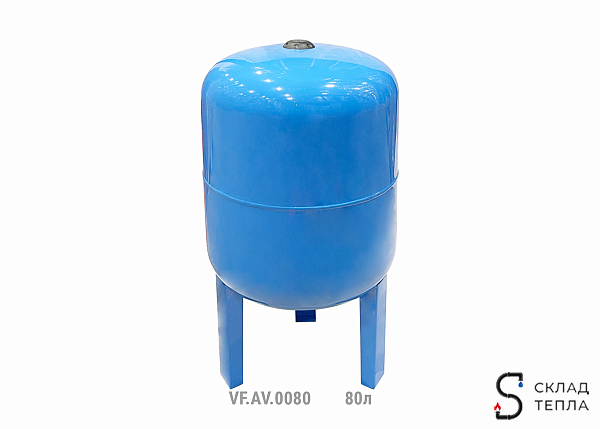 Гидроаккумулятор VALFEX - 100л. (1", вертикальный, со сменной мембраной), VF.AV.0100, Россия ...